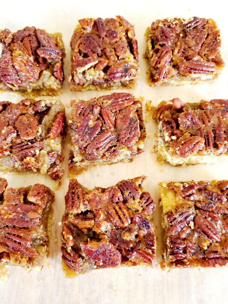 Carrés aux pacanes - Les Saveurs de Marie