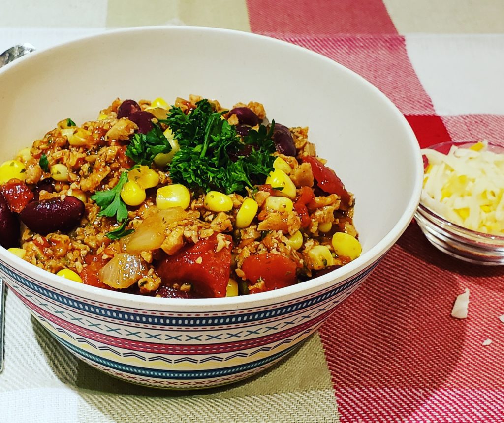 Chili végétarien (avec PVT) - Les Saveurs de Marie