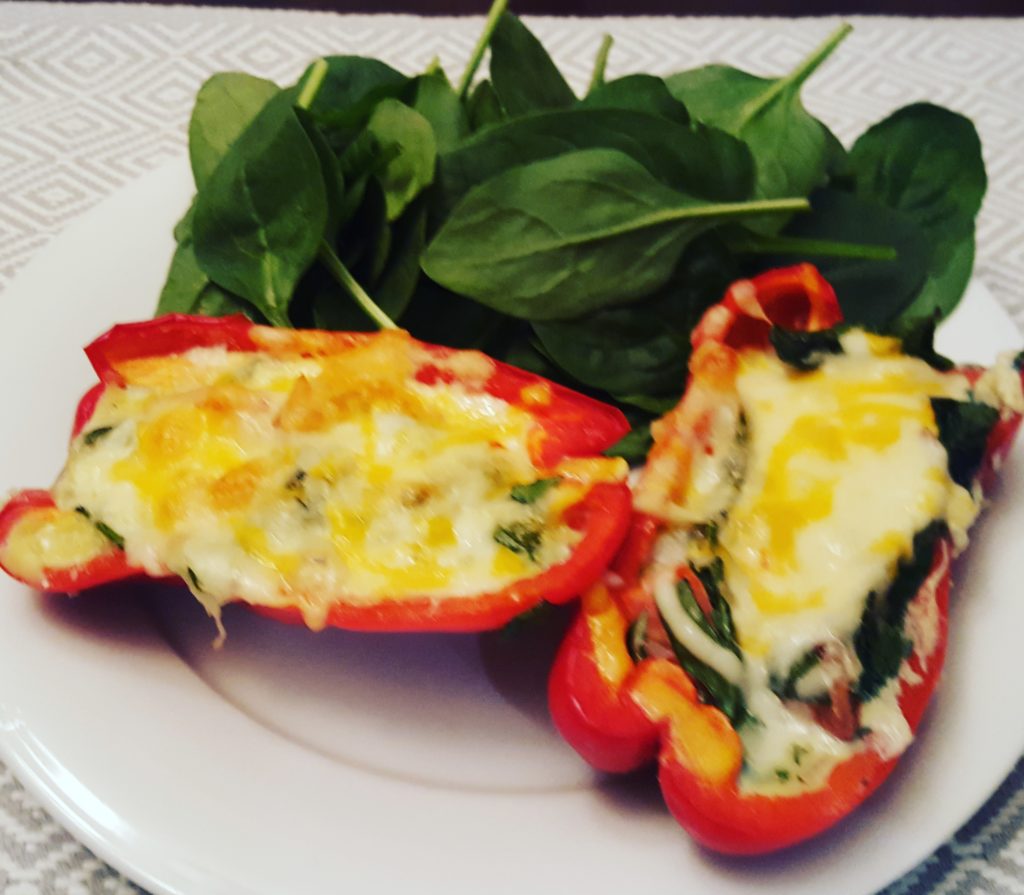 Piments farcis aux oeufs - Les Saveurs de Marie