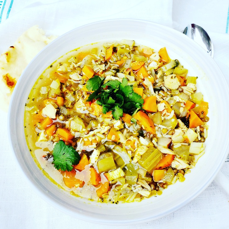 Soupe aux lentilles à l'indienne - Les Saveurs de Marie